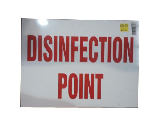 Farm Sign - Disinfection Point | agridirect.ie