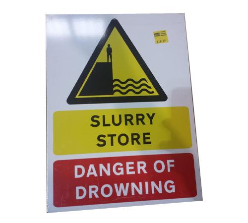 Farm Safety Sign - Slurry Store Danger of Drowning | | agridirect.ie