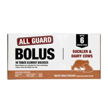 All Guard Cattle Bolus (Suckler and Dairy) 10 Pack | agridirect.ie
