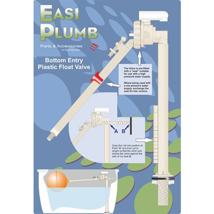 EP BOTTOM ENTRY PLASTIC FLOAT VALVE | agridirect.ie
