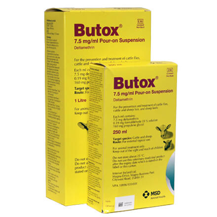Butox Pour-on for Lice & Flies on Sheep & Cattle | agridirect.ie