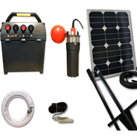 Battery Solar Powered Water Pump | agridirect.ie